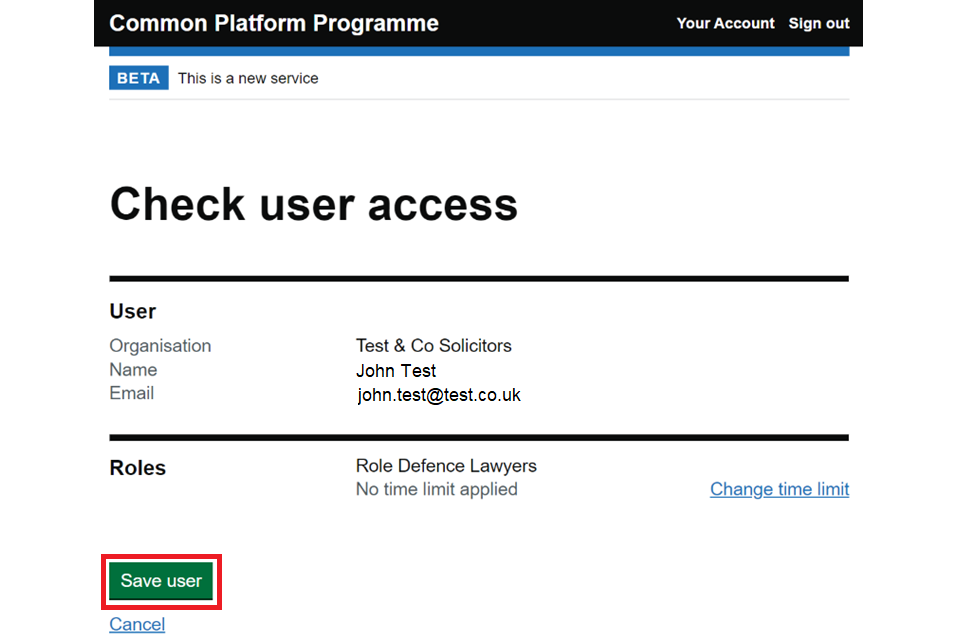 Defence administrator guide to Common Platform - GOV.UK