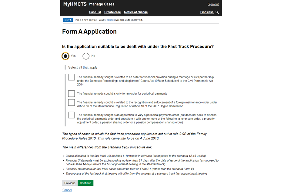 Lodging an application - contested - GOV.UK