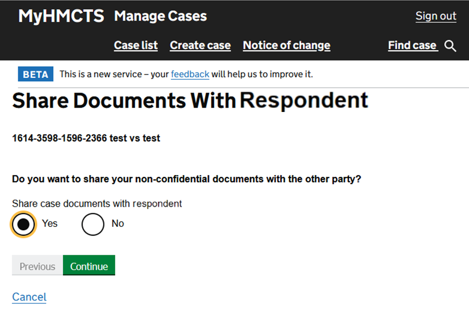 Managing a case - contested - GOV.UK