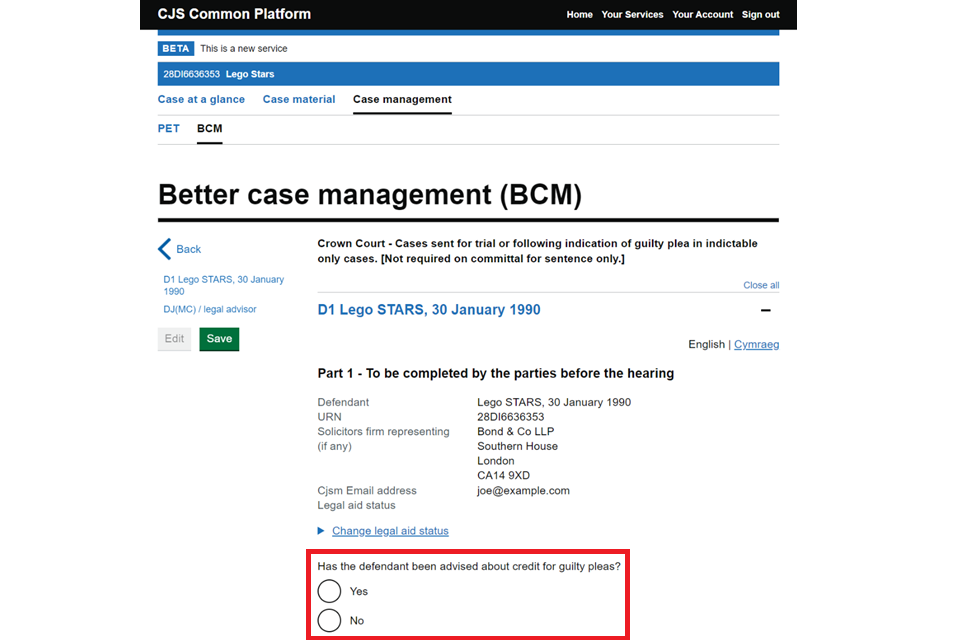 Preparation for effective trial and better case management - GOV.UK