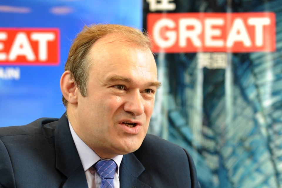 UK Secretary of State Ed Davey visited Chongqing - GOV.UK