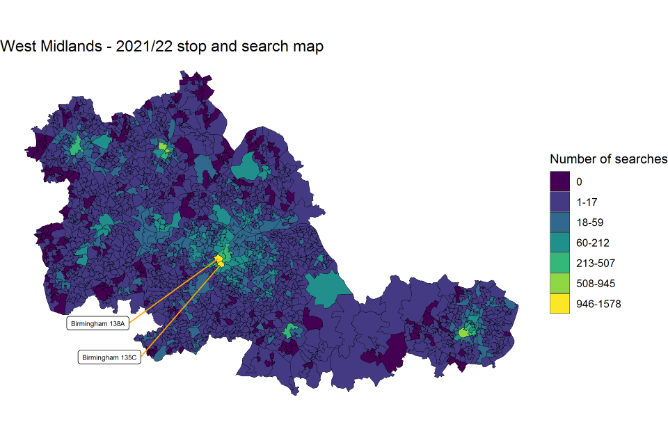 Police powers and procedures: Stop and search and arrests, England and ...