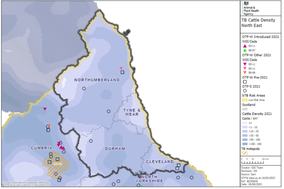 North East of England (low risk area) year end report 2021 - GOV.UK