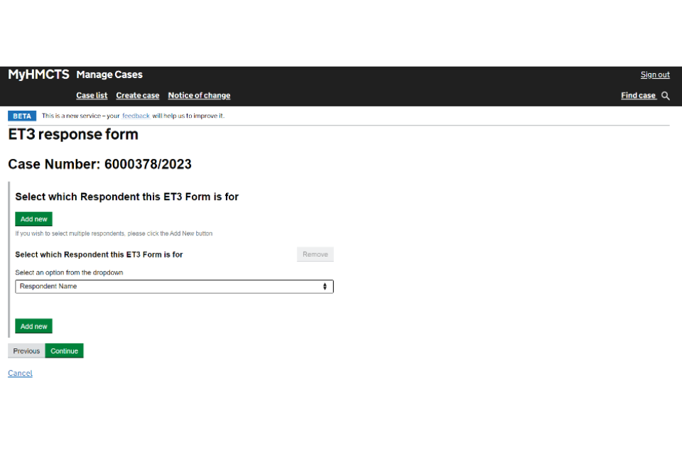 Respond to an Employment Tribunal claim using MyHMCTS - GOV.UK