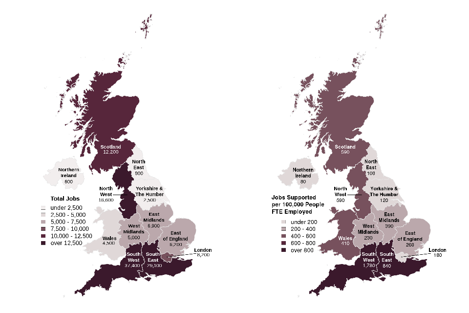 MOD regional expenditure with UK industry and commerce and supported ...
