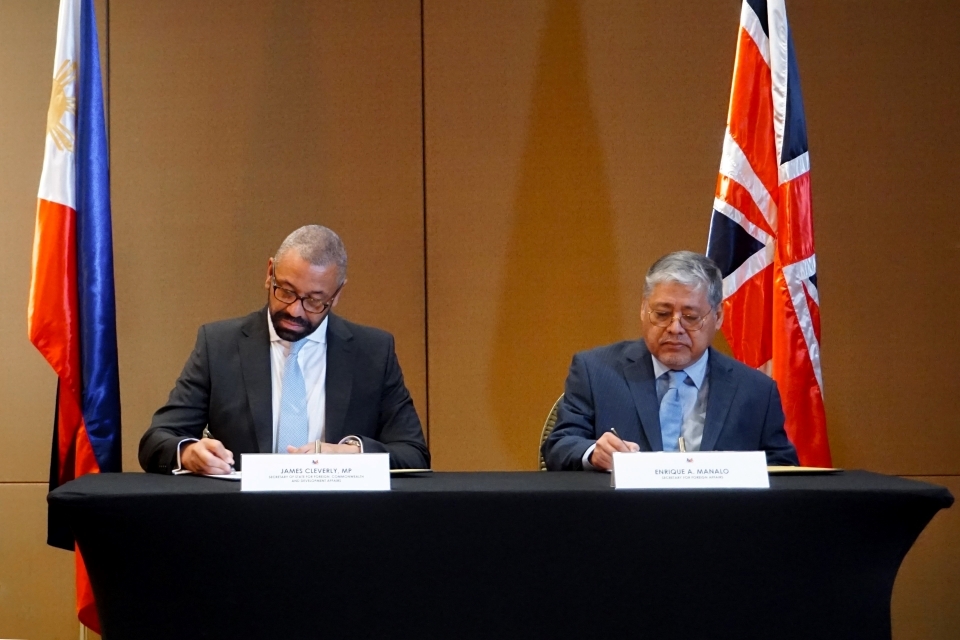 Foreign Secretary's meeting with Philippines Secretary of Foreign ...