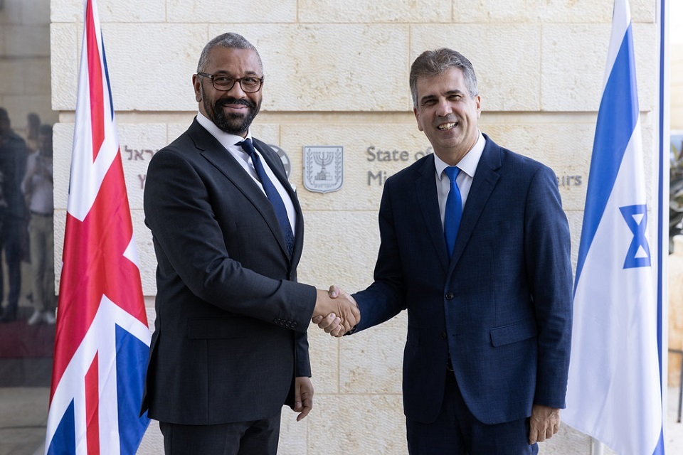 Foreign Secretary meets Israeli Foreign Minister Eli Cohen, September ...