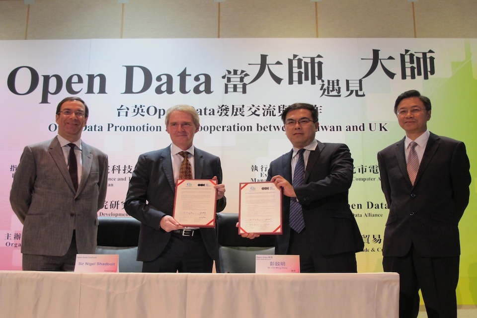 UK and Taiwan's Data Alliance sign up to open data collaboration - GOV.UK