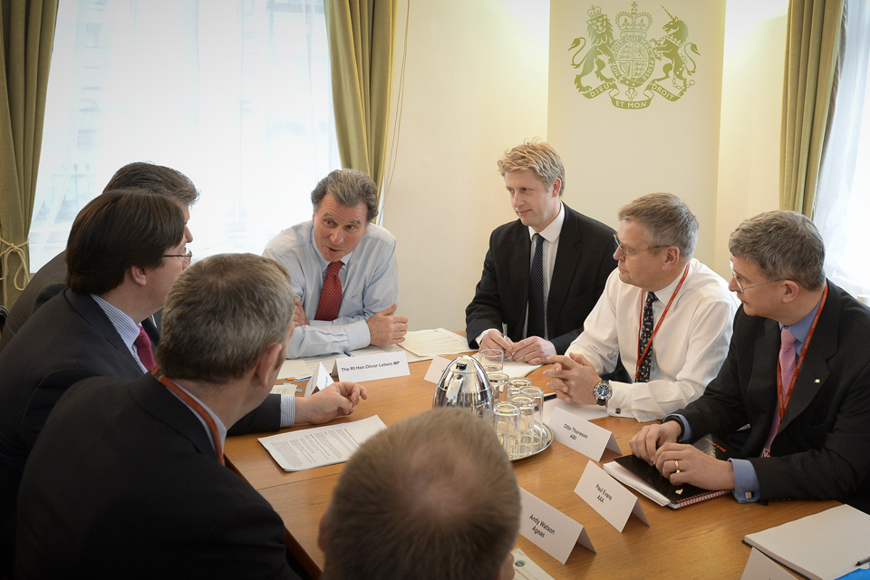 First monthly meeting with insurance industry on flooding - GOV.UK