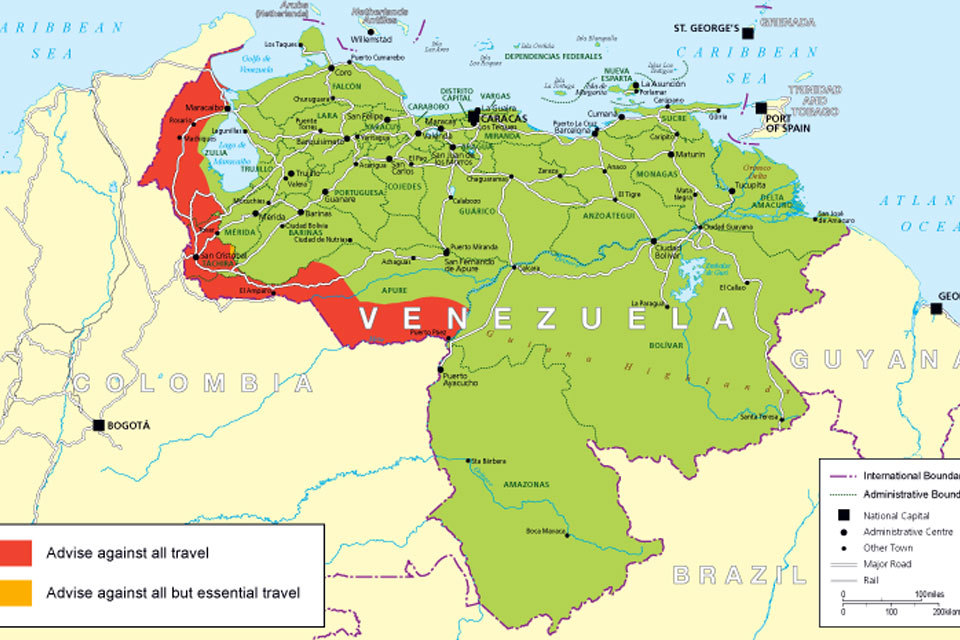 Venezuela travel advice - GOV.UK