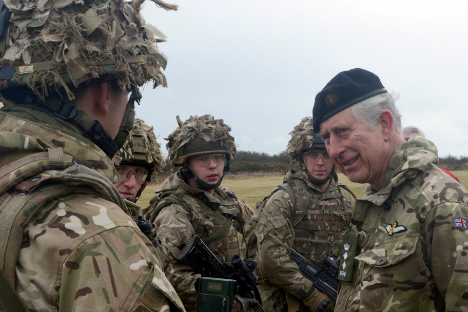Welsh Cavalry treated to royal visit - GOV.UK