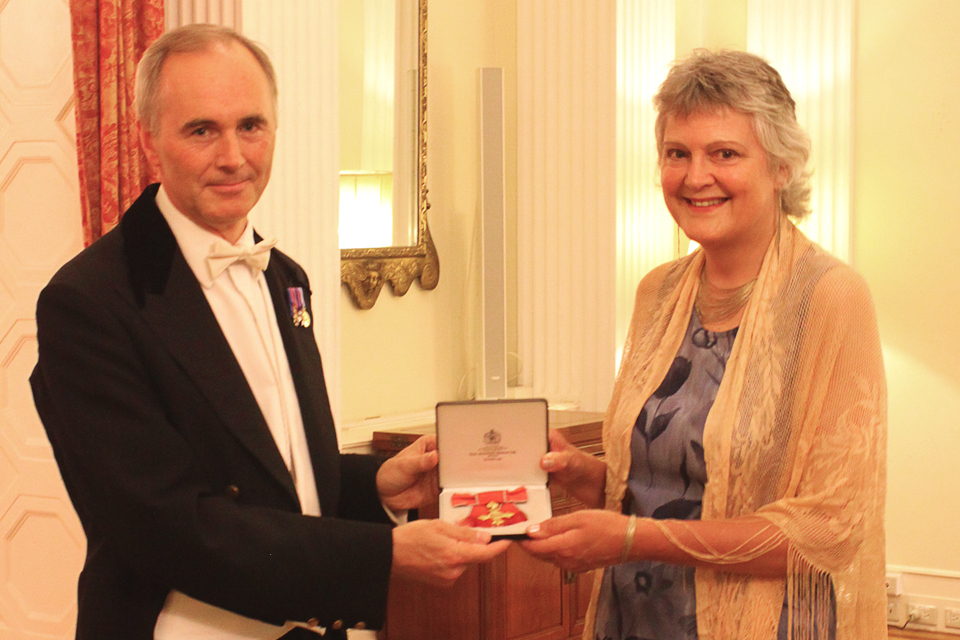Ms Jane Best honoured by The Queen - GOV.UK