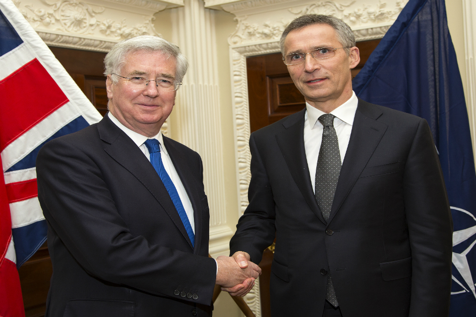 UK Defence Secretary reaffirms support to NATO with Secretary-General ...