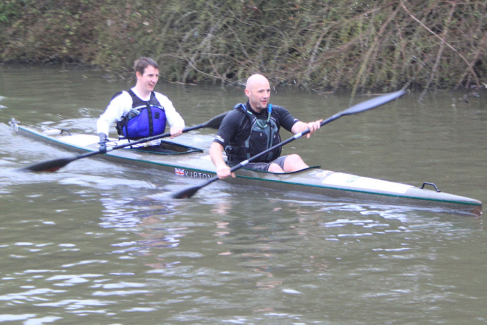 Injured Royal Marines complete charity canoe challenge - GOV.UK