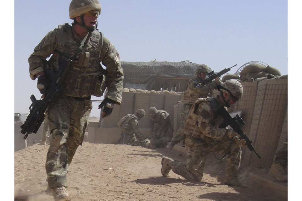 Tank Regiment soldiers begin final in-country training at Bastion - GOV.UK