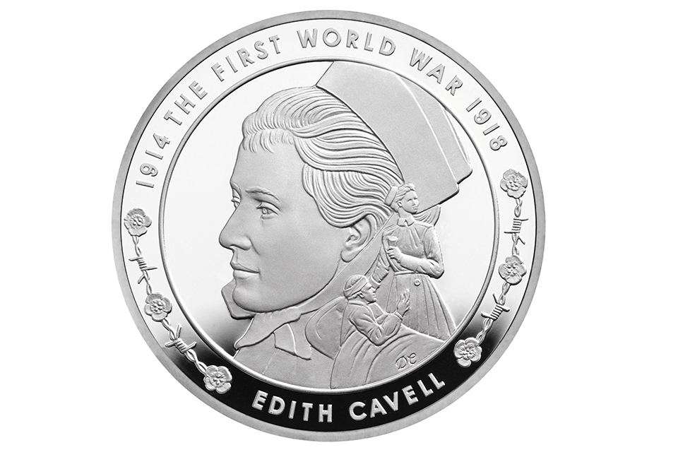 Edith Cavell commemorative coin marks 100th anniversary of her death ...