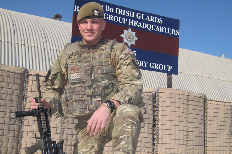Irish Guardsman hunts down insurgent across minefield - GOV.UK