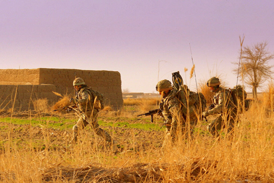 IN PICTURES: British soldiers fight Taliban in two-day battle - GOV.UK