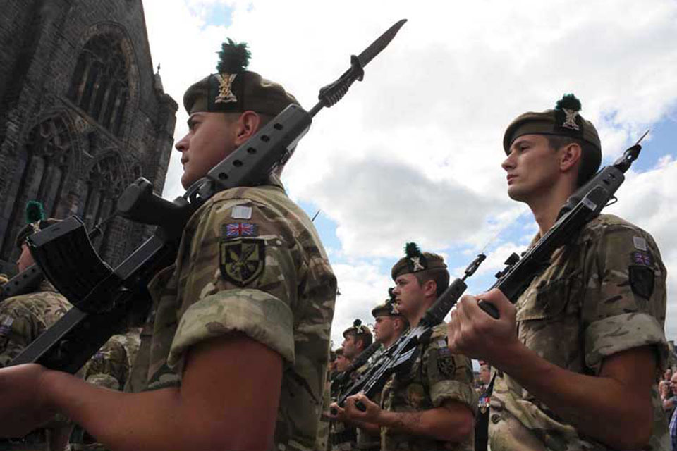 5 SCOTS parade throughout Scotland after Helmand tour - GOV.UK