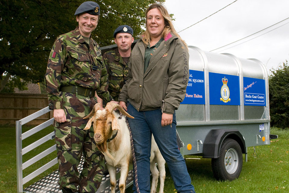 Transport upgrade for RAF Recruit Training Squadron mascot - GOV.UK