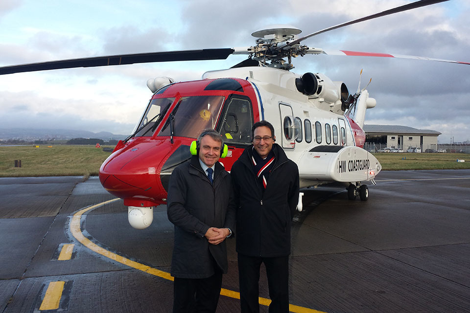 UK Transport Minister opens new £7 million search and rescue base at ...