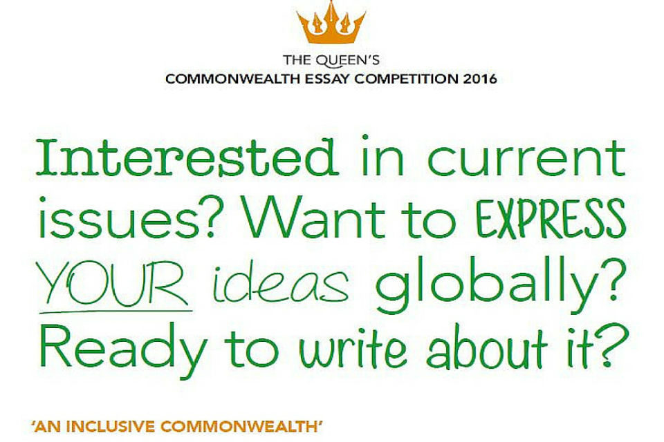 The Queen's Commonwealth Essay Competition - GOV.UK