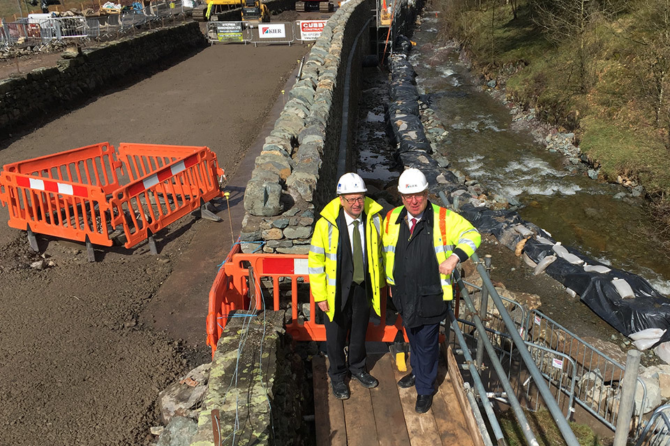Transport Secretary confirms date for A591 reopening - GOV.UK