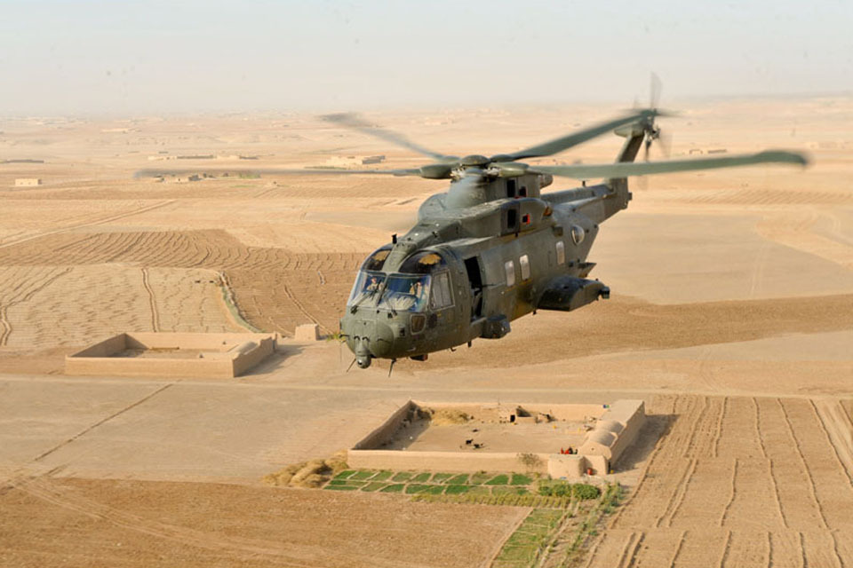 A year of RAF Merlins in Afghanistan - GOV.UK