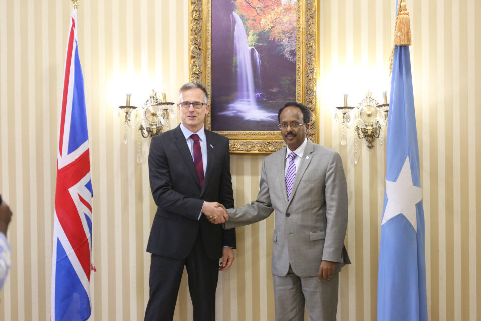 UK Ambassador presents his credentials to Somali President - GOV.UK UK Ambassador presents his credentials to Somali President - GOV.UK