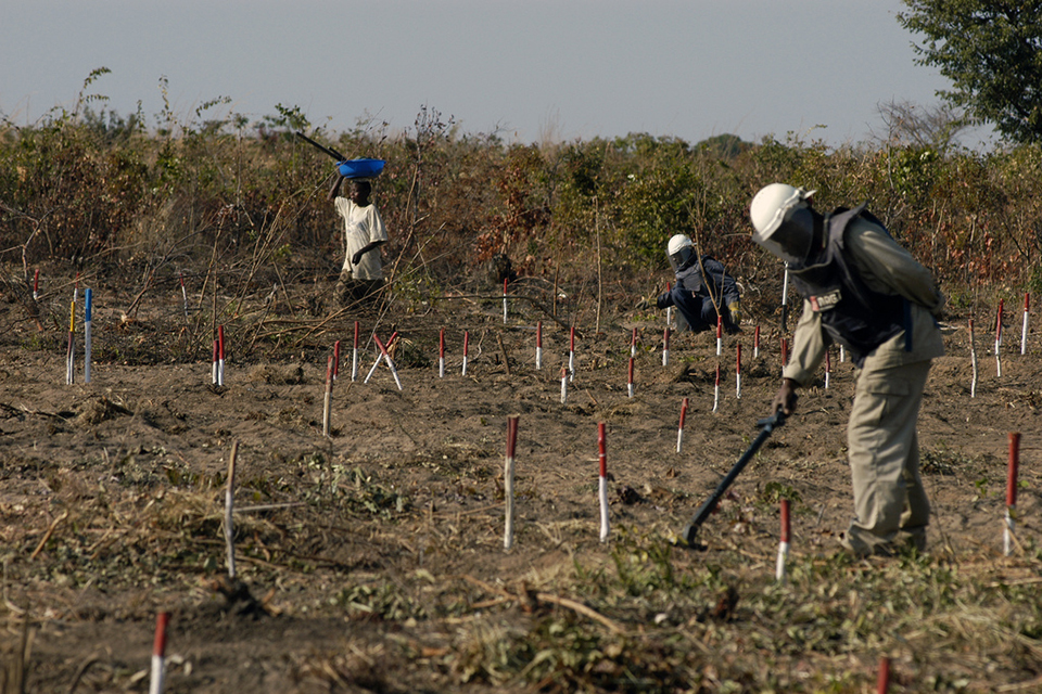 UK aid helps clear lethal landmines in war-torn countries following ...