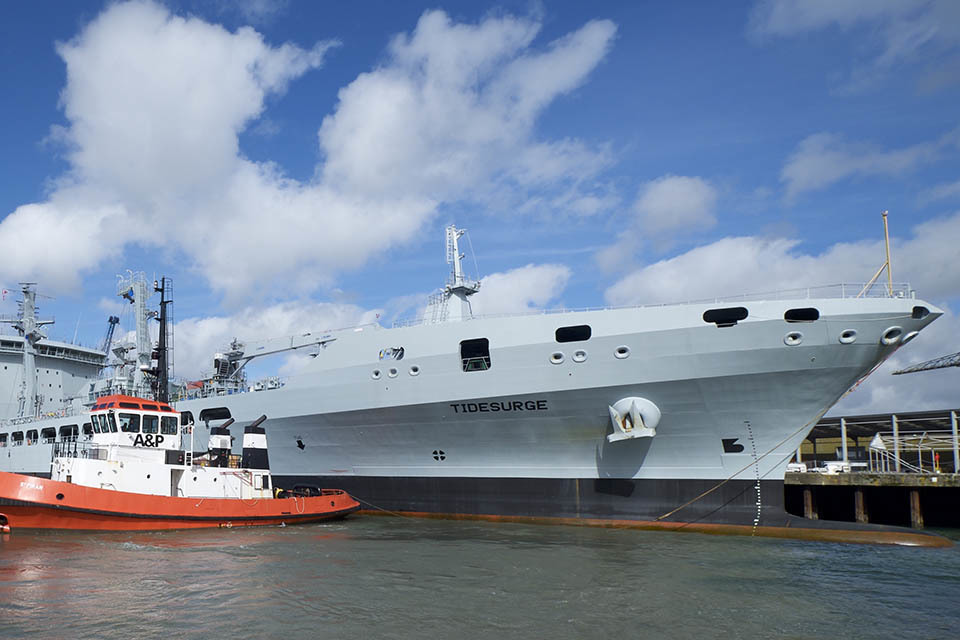 Third Tide-Class Tanker Arrives in UK - GOV.UK