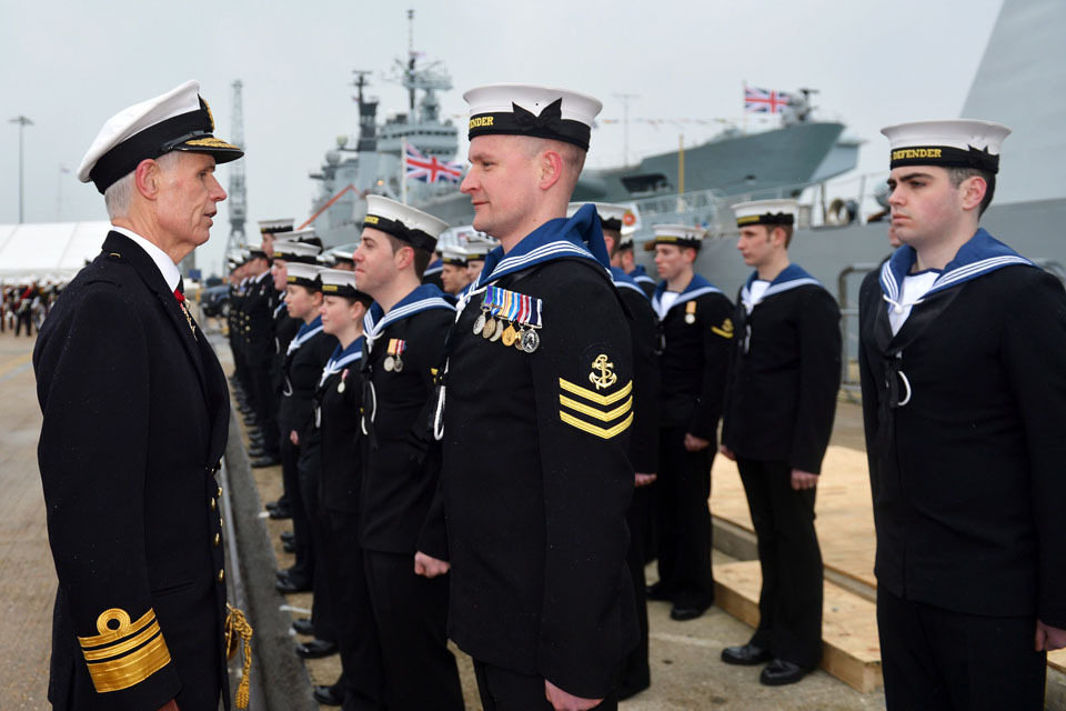 HMS Defender joins the fleet - GOV.UK