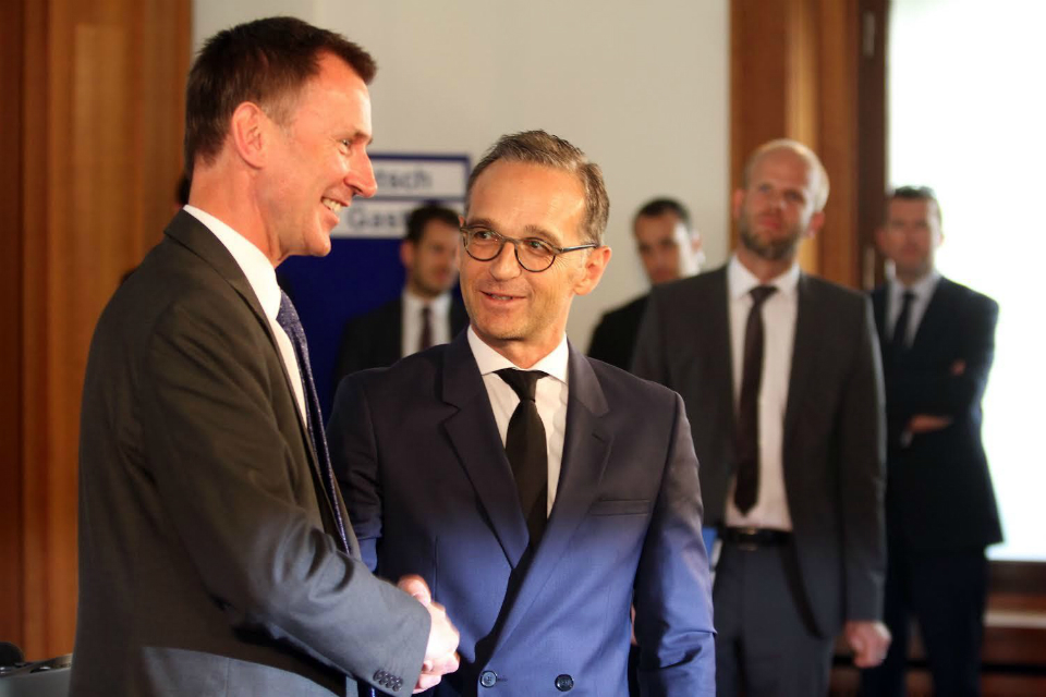 Foreign Secretary visits Berlin for talks with the German Minister for ...
