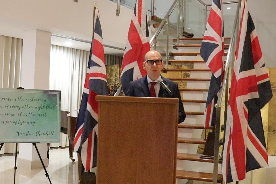 Speech on Media Freedom by HMA Daniel Pruce - GOV.UK