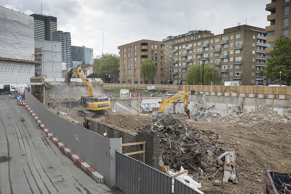 Former BHS warehouse makes way for new HS2 station - GOV.UK