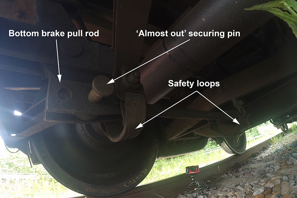 Derailment of a freight wagon at Carpenters Road North Junction, near ...