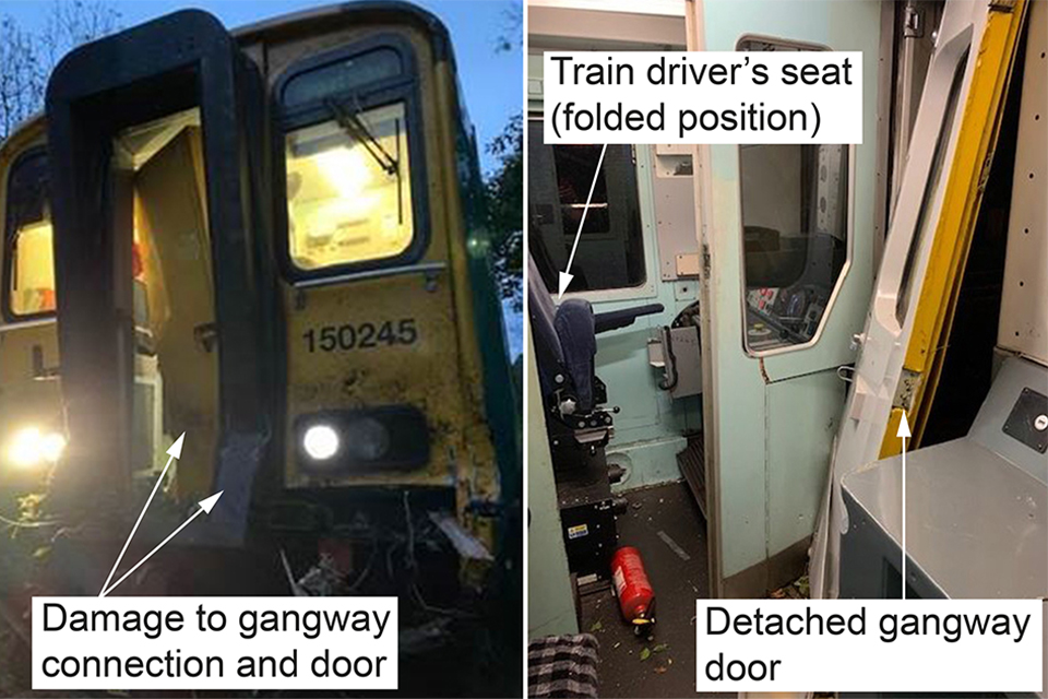 Train collision with tree near Spittal, Pembrokeshire, 17 October 2019 ...