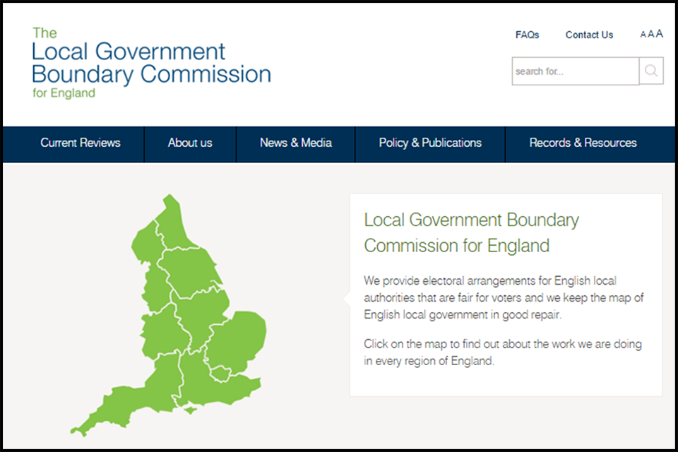 Appointment of new members to the Local Government Boundary Commission ...