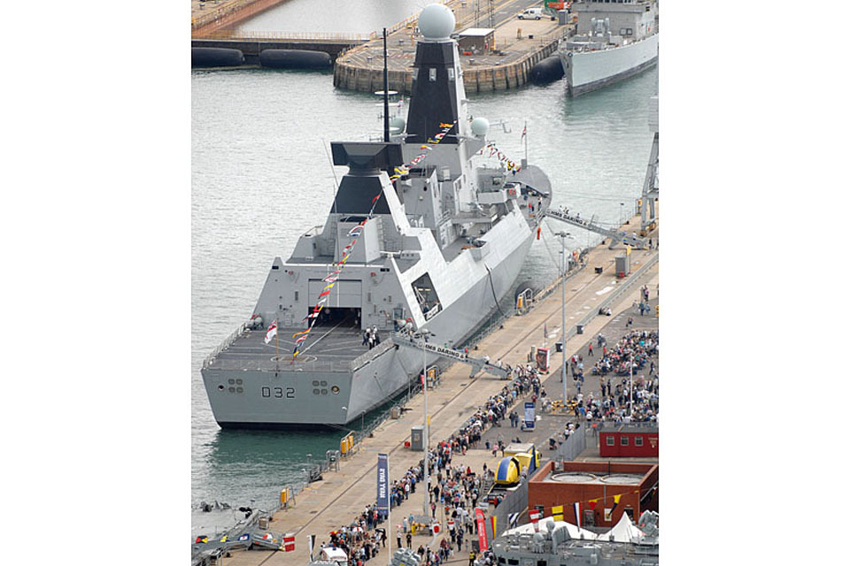 Royal Navy's most advanced destroyer sets course into service - GOV.UK