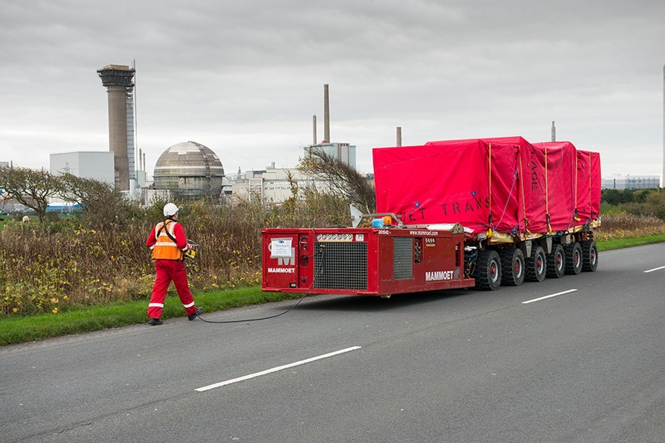 Special delivery at Sellafield to aid clean-up - GOV.UK