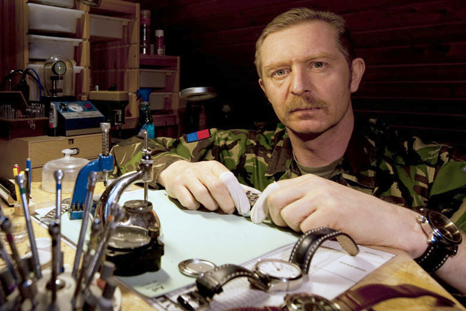 Time for a change as soldier turns watchmaker - GOV.UK