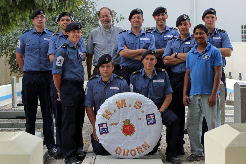 HMS QUORN Cemetery Volunteering - GOV.UK