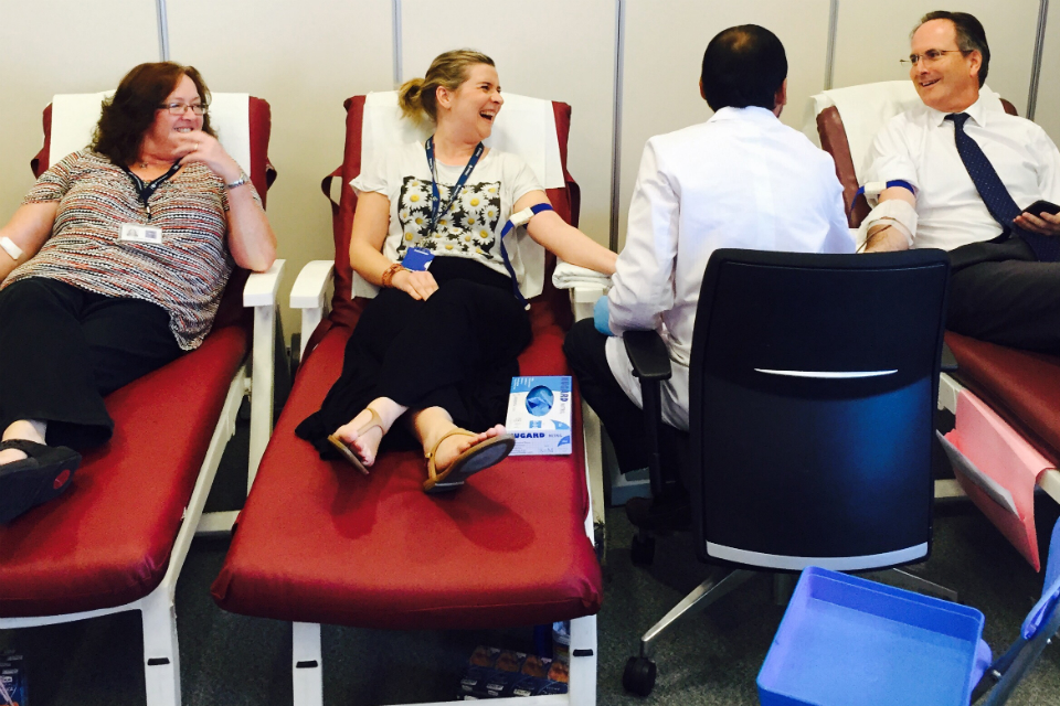 Blood donation drive at the British Embassy Dubai - GOV.UK