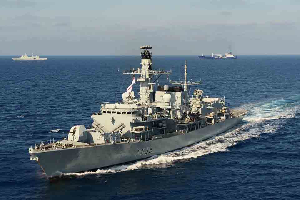 HMS Montrose begins journey home - GOV.UK