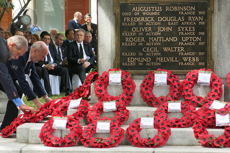 Remembrance Day in Thailand : Sunday 12 November 2017 - GOV.UK