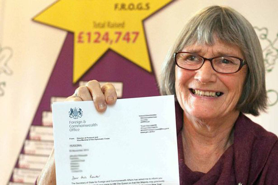 British Embassy Banjul sends congratulations to Sally Reader - GOV.UK