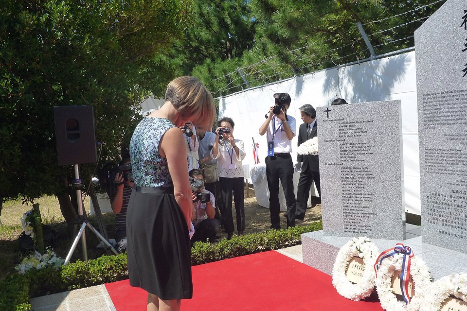 Allied POW memorial unveiled in western Japan - GOV.UK