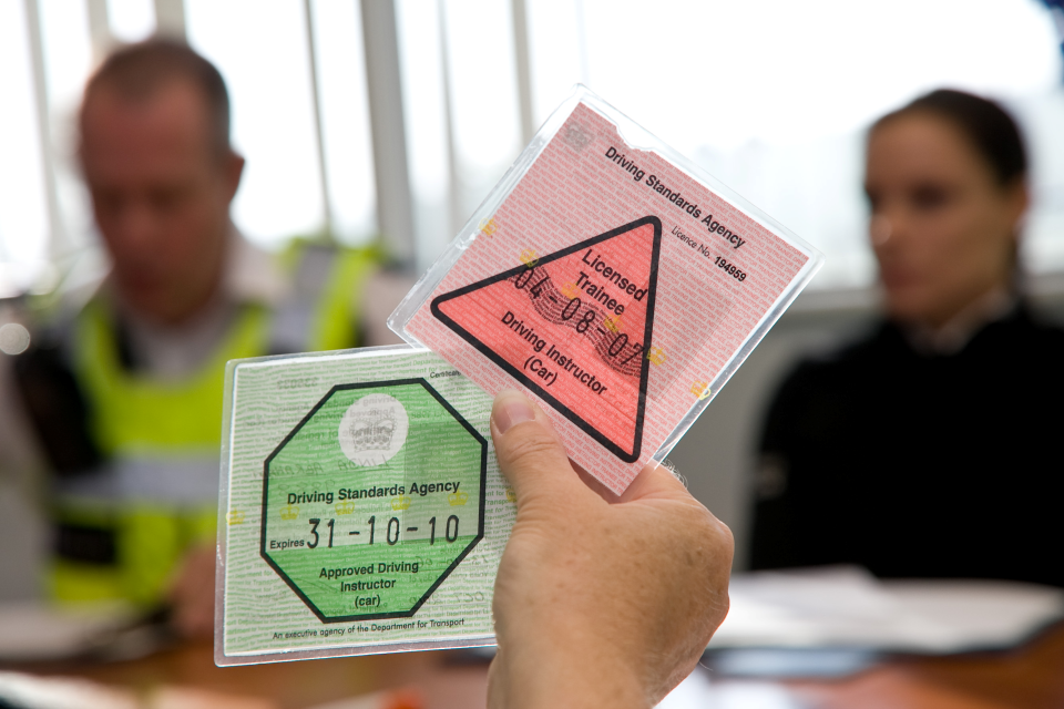 Driving instructor criminal record check changes - GOV.UK