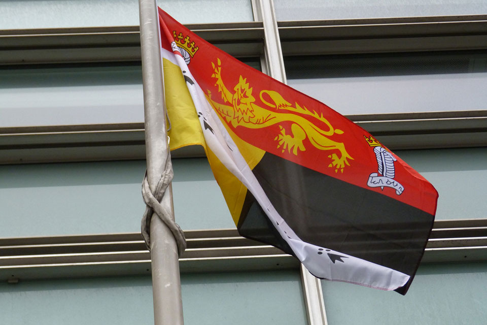 Norfolk flag flies at Department for Communities and Local Government ...