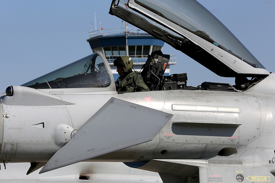 RAF jets fly on Baltic policing mission - GOV.UK
